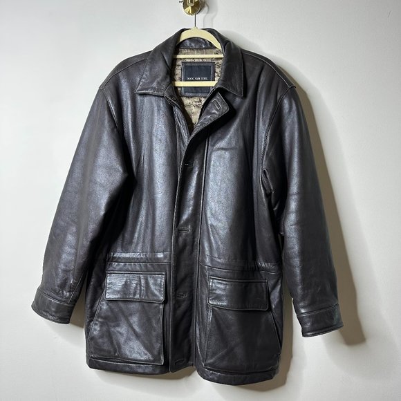 Andrew Marc | Jackets & Coats | Marc New York Andrew Marc Brown Leather ...